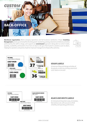 TK306 Back-Office | Custom S.p.A. a socio unico